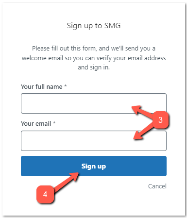 How to Sign Up – SMG