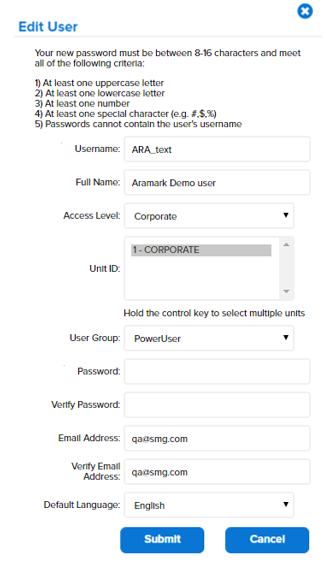 How do I Reset a Password Using the Reporting Website? – SMG